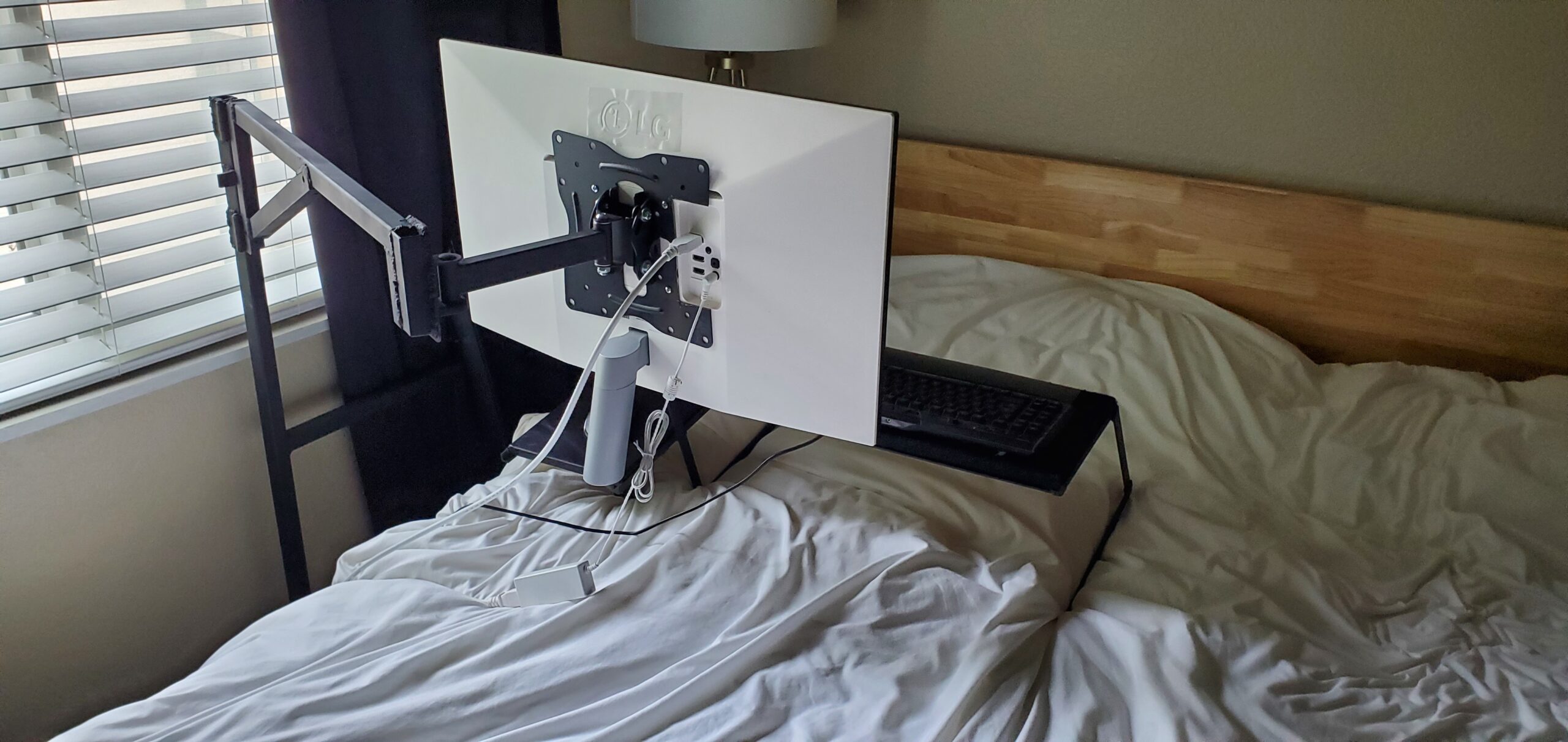 A DIY Bedside Desk For A Desktop Computer Setup A DIY Bedside Desk For A Desktop Computer Setup